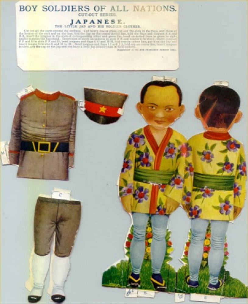 Solve Paper Doll ~ Japanese Boy Soldier jigsaw puzzle online with 80 pieces