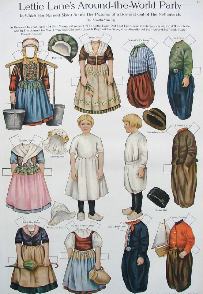 Solve Paper Doll jigsaw puzzle online with 70 pieces