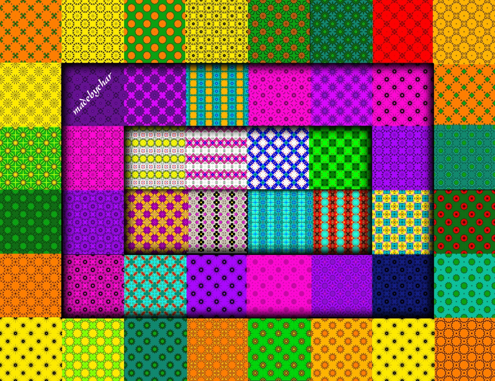 Solve Many Patterns... jigsaw puzzle online with 252 pieces