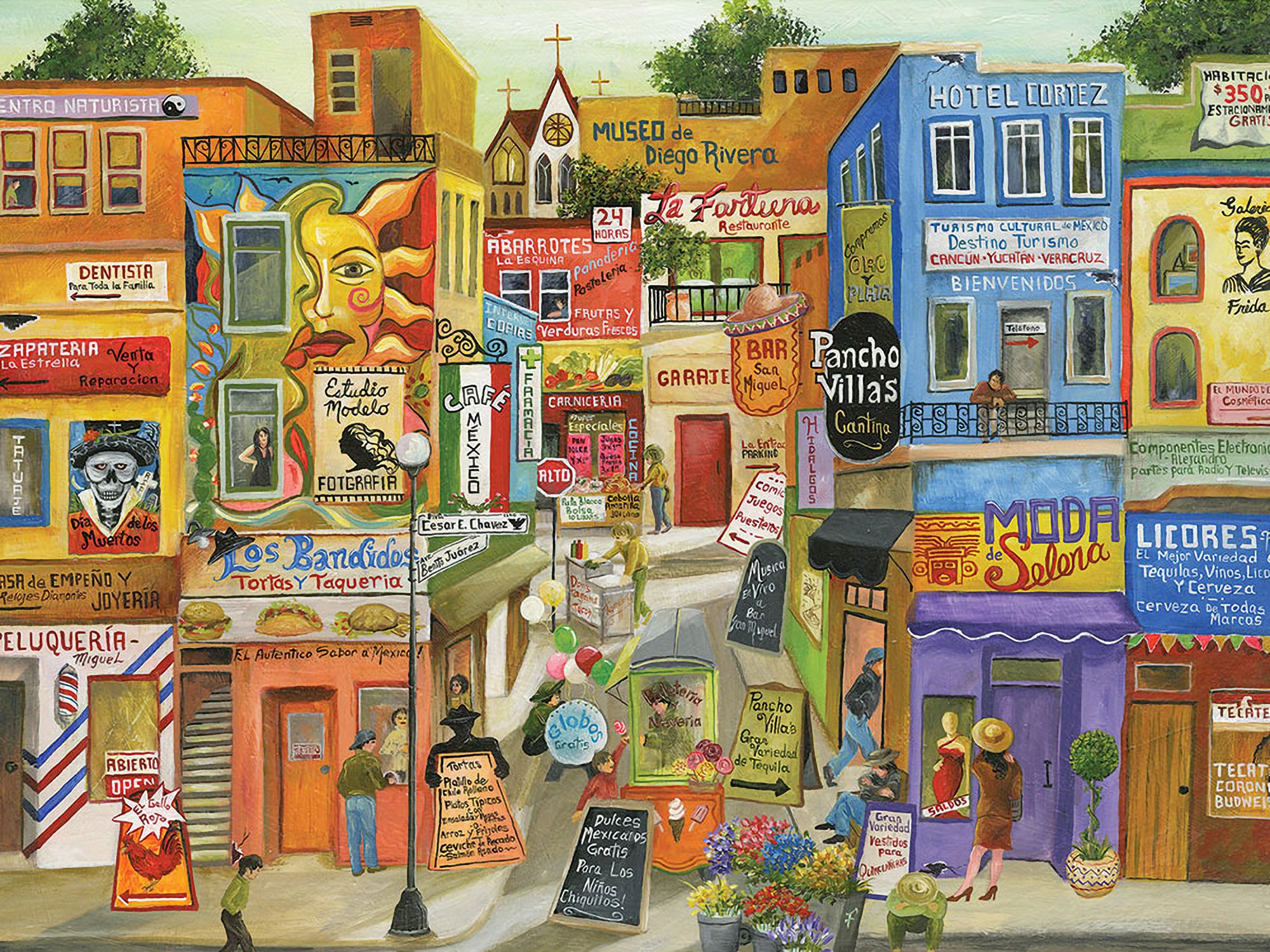 Solve Cesar Chavez Blvd jigsaw puzzle online with 352 pieces