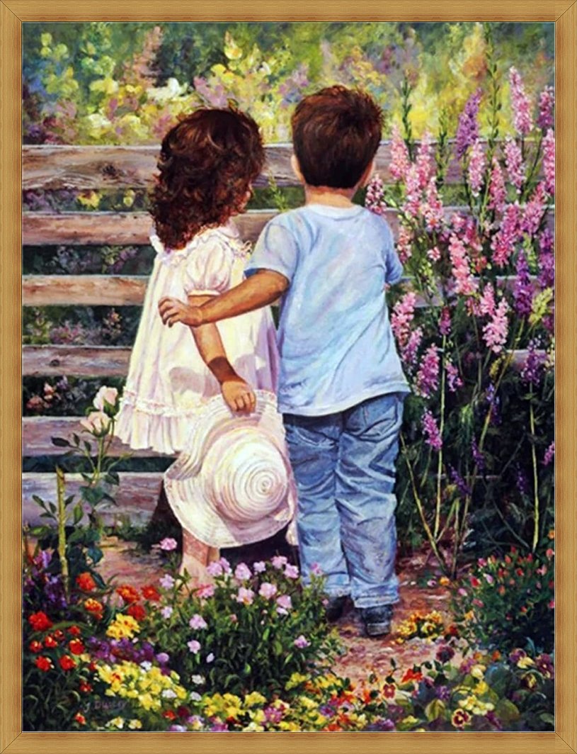 Solve portrait of friendship jigsaw puzzle online with 192 pieces