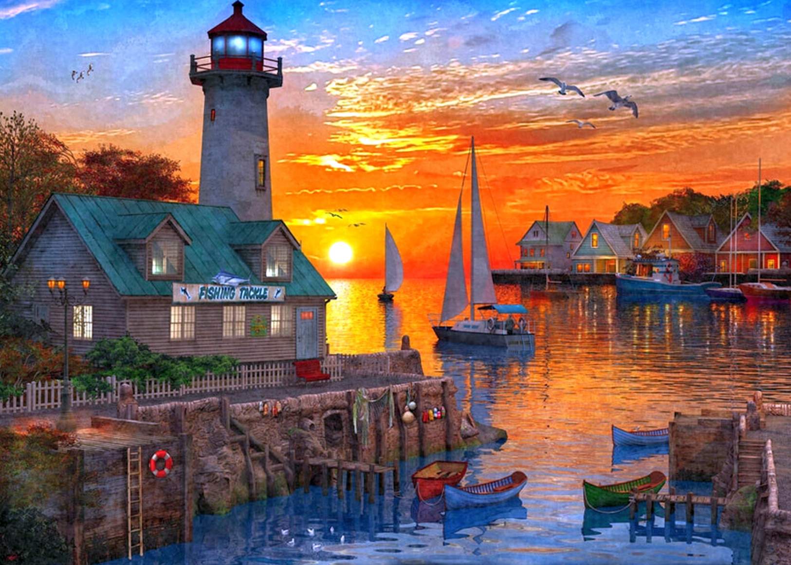 Jigsaw Puzzle | 130 pieces | lighthouse | Jigidi