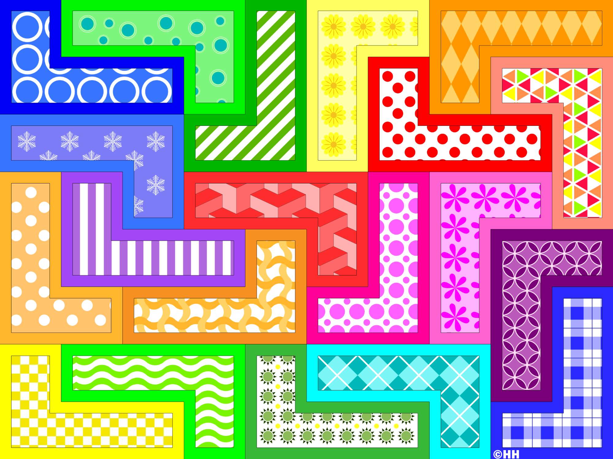 Solve tetris jigsaw puzzle online with 594 pieces