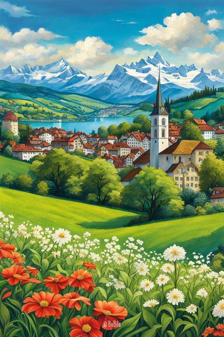 Solve Church in the Valley jigsaw puzzle online with 70 pieces