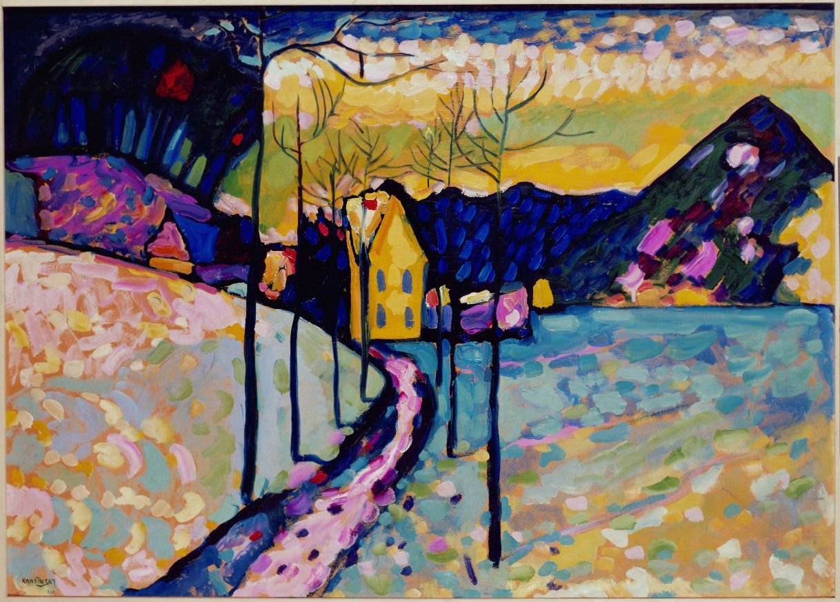 Solve Wassily Kandinsky, Winter Landscape I, 1909 jigsaw puzzle online ...