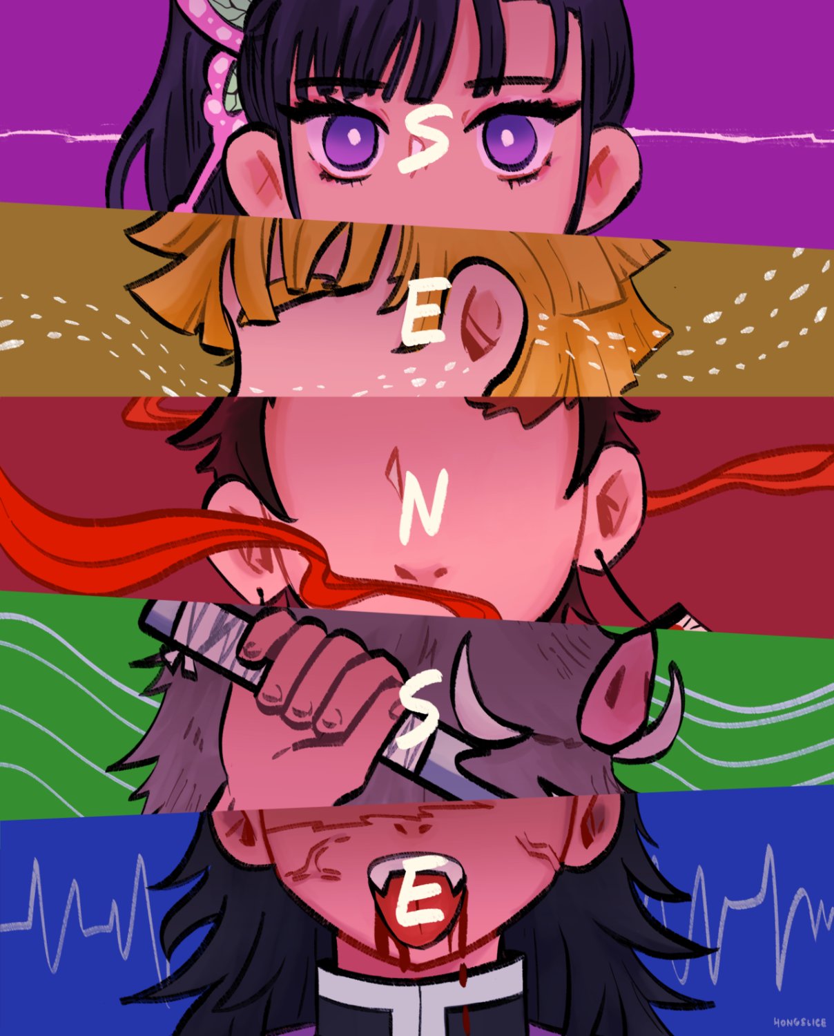 Solve the 5 senses jigsaw puzzle online with 285 pieces