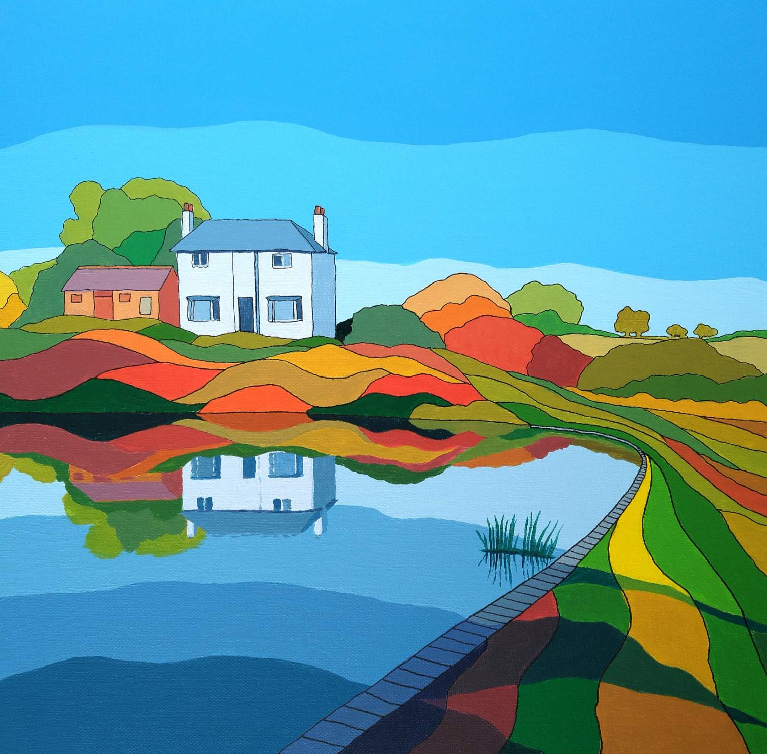 Solve Top Lock Cottage jigsaw puzzle online with 196 pieces