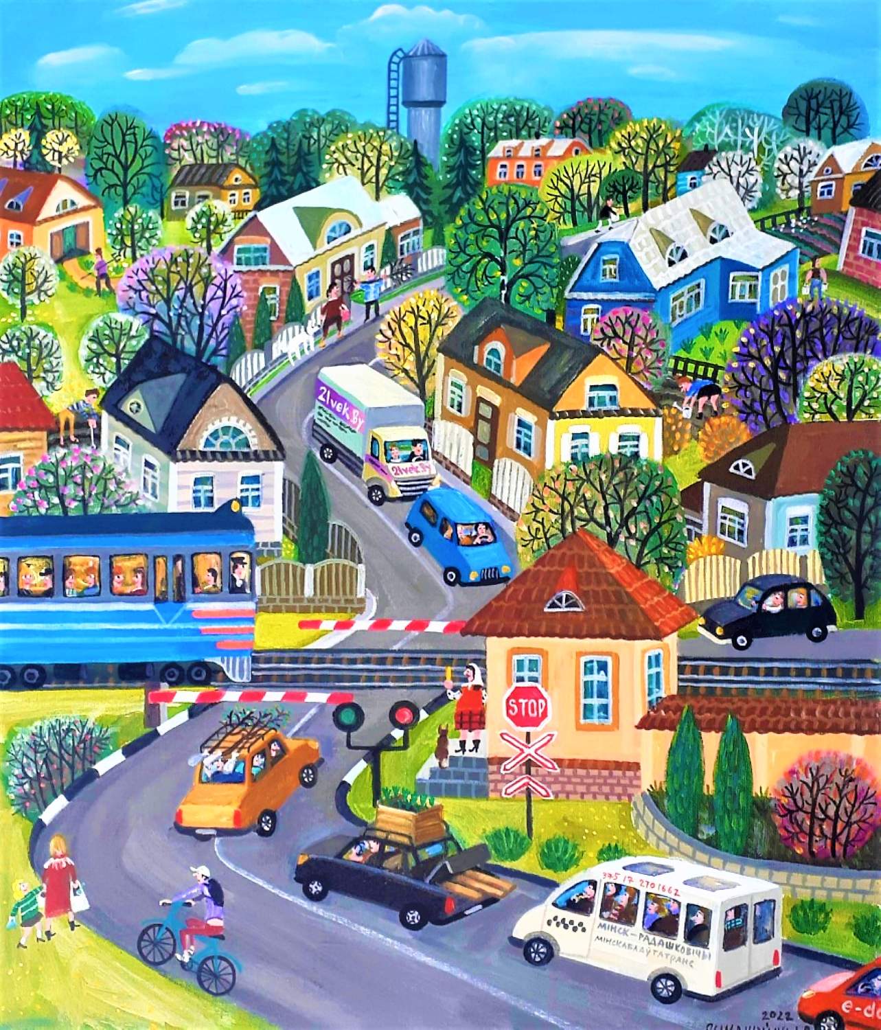 Solve Railroad Crossing jigsaw puzzle online with 575 pieces