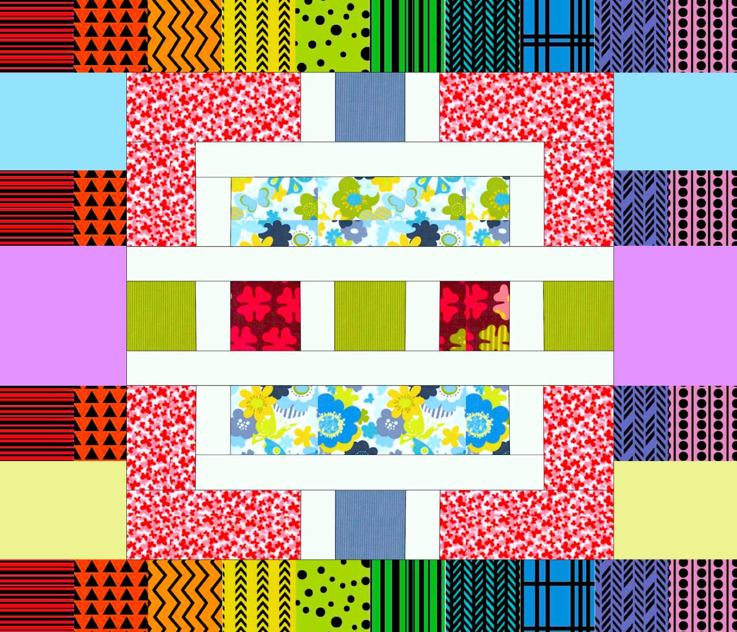 Solve Quilt Pattern jigsaw puzzle online with 120 pieces