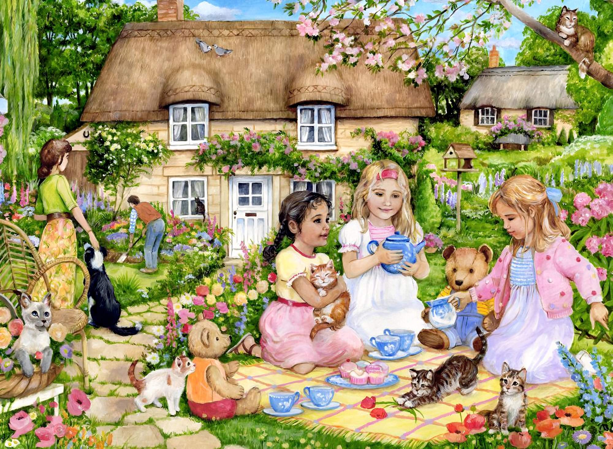 Solve A Picnic For Bears jigsaw puzzle online with 352 pieces