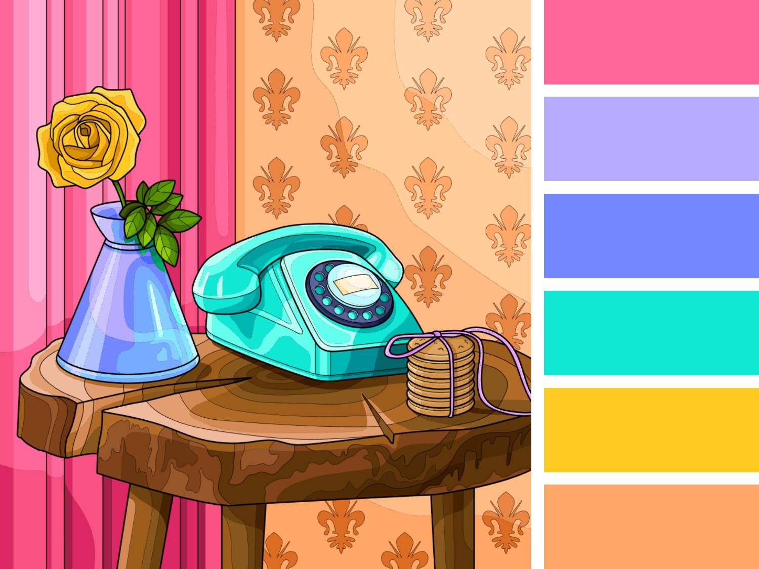 Jigsaw Puzzle | Color Palette 122 | 48 pieces | Jigidi