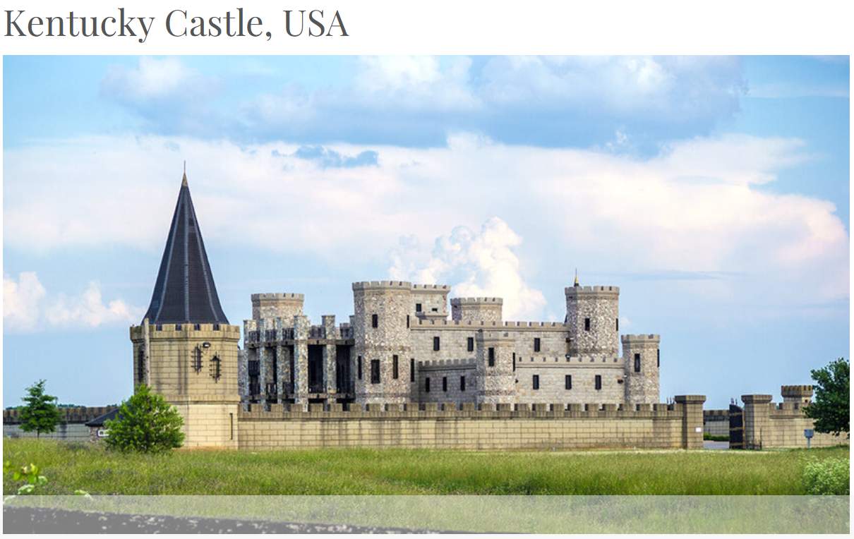Solve CASTLE-KENTUCKY-U.S.A. jigsaw puzzle online with 54 pieces