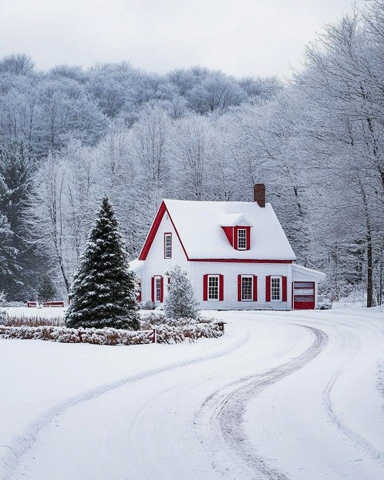 Solve Neat little home (AI) ? jigsaw puzzle online with 42 pieces