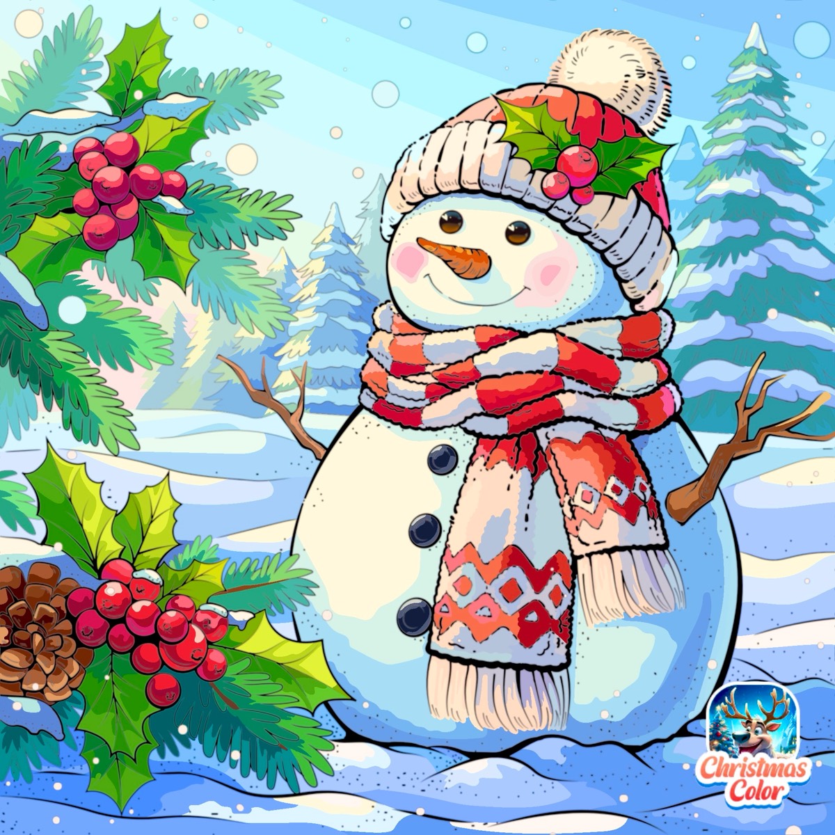 Solve Let It Snow! jigsaw puzzle online with 144 pieces