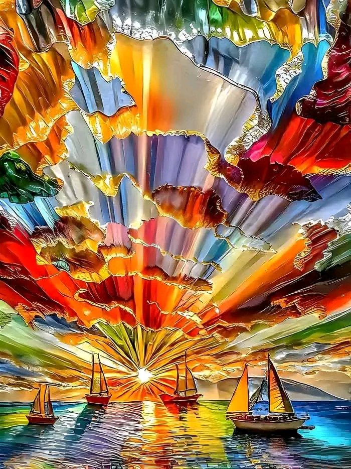 Solve Magnificent Sunrise jigsaw puzzle online with 70 pieces
