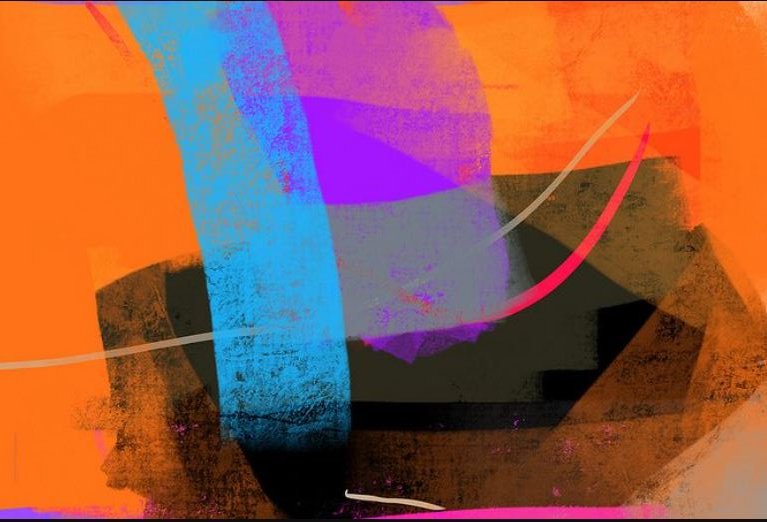 Solve Orange Blues jigsaw puzzle online with 96 pieces