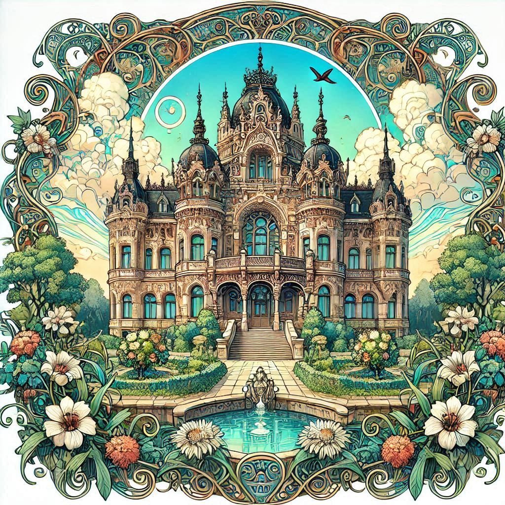 Solve Marvelous Mansion jigsaw puzzle online with 81 pieces