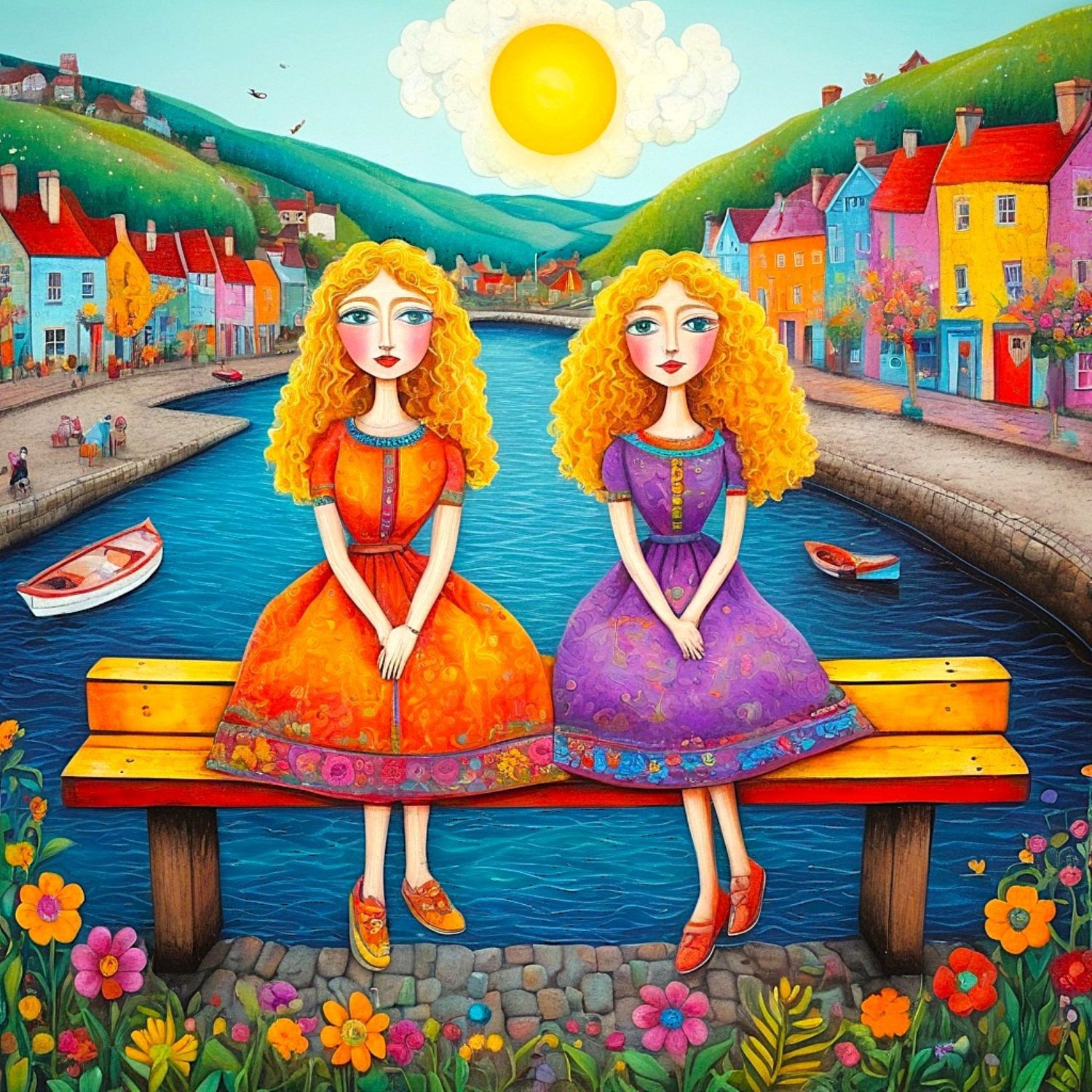 Solve Daisy-May and Rosey-Posey - resize 9 - 600 pieces jigsaw puzzle ...
