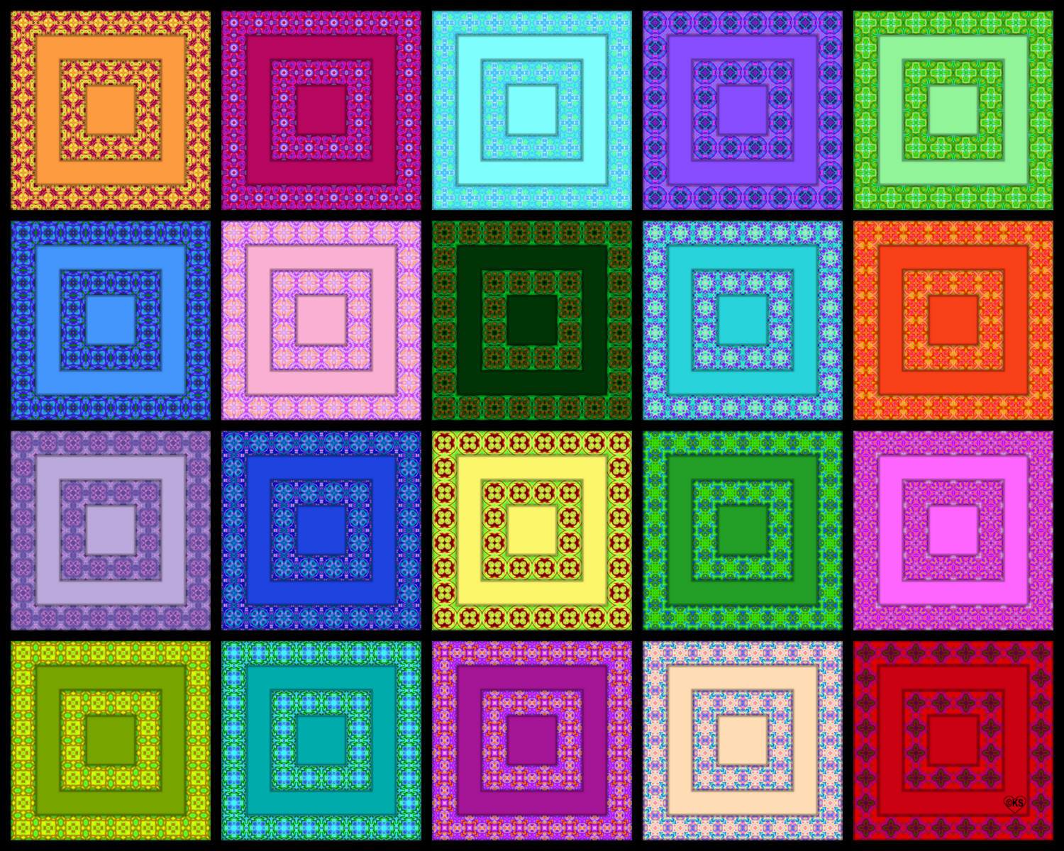 Solve Double Frames!! ~ L jigsaw puzzle online with 180 pieces