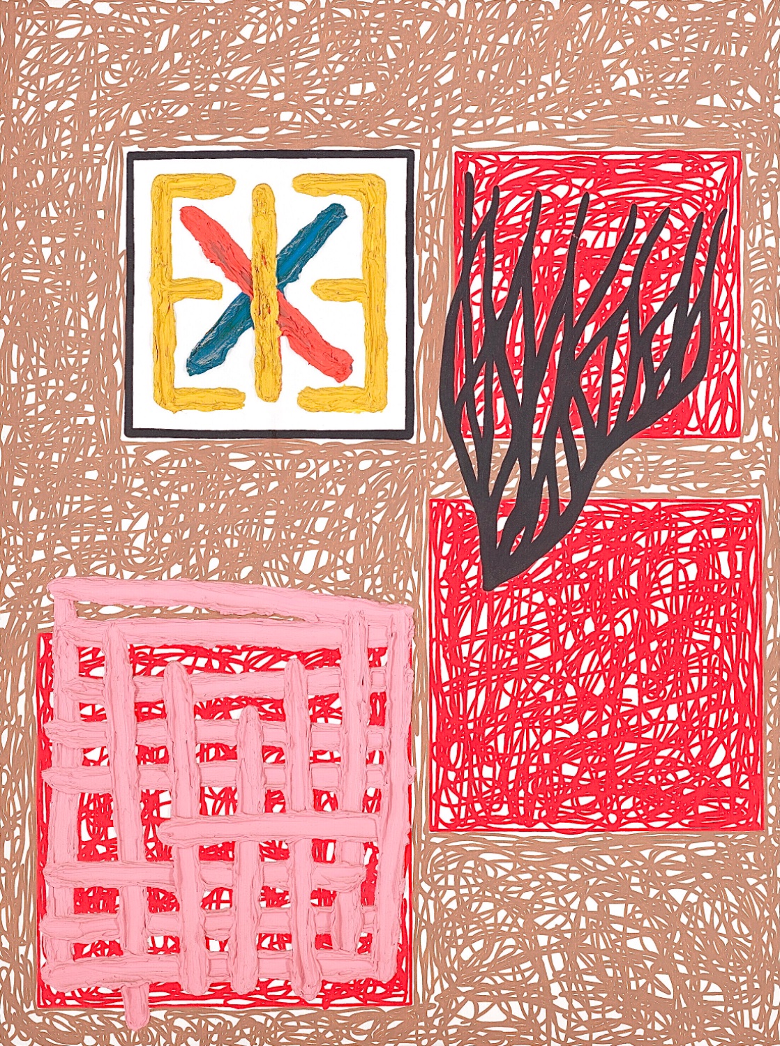 Solve The Modification of Infinity, 1991, Jonathan Lasker (b.1948 ...