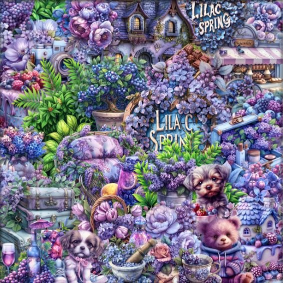 Solve Lilac Spring jigsaw puzzle online with 81 pieces