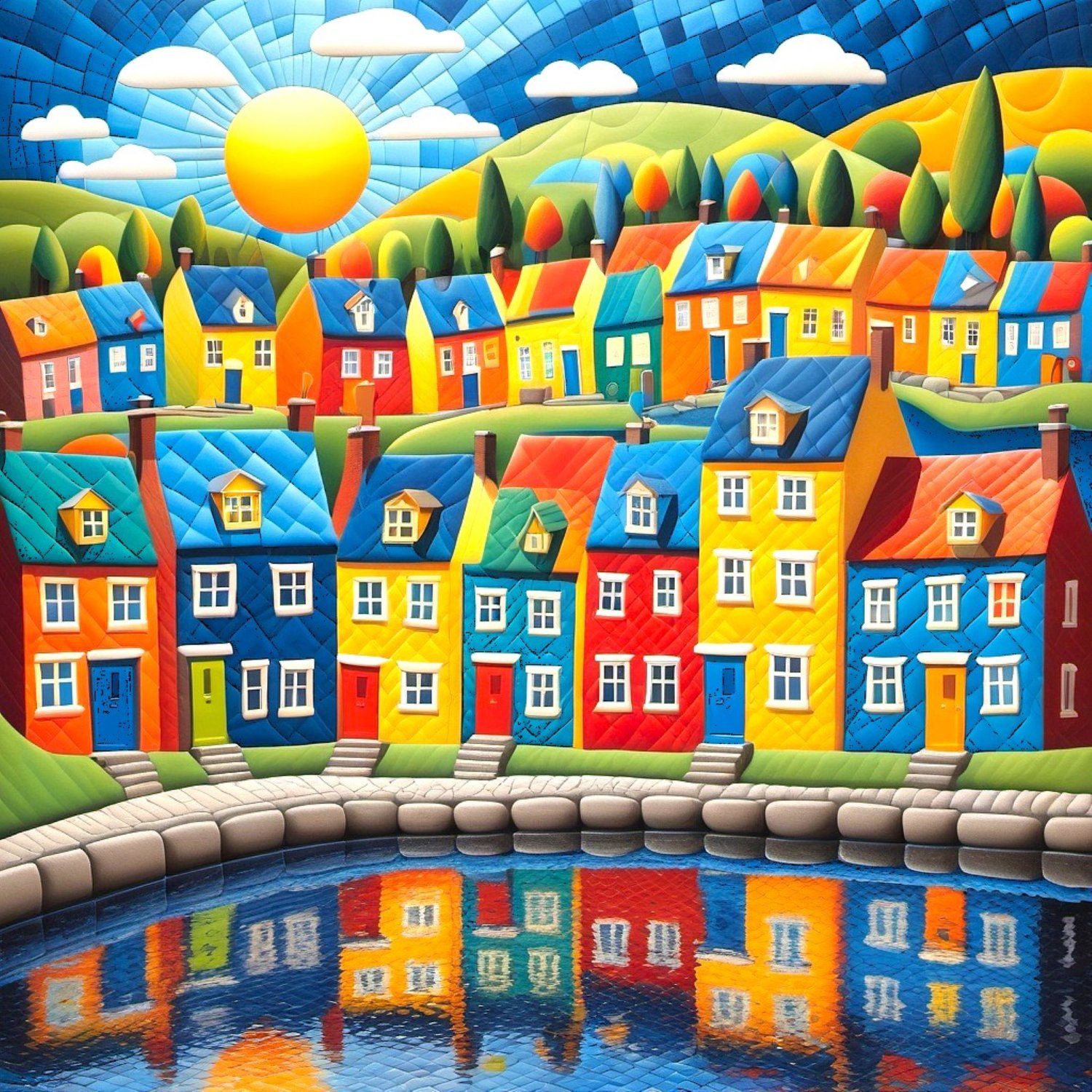 Solve Joyton on Sea - resize from 9 - 600 pieces. jigsaw puzzle online ...