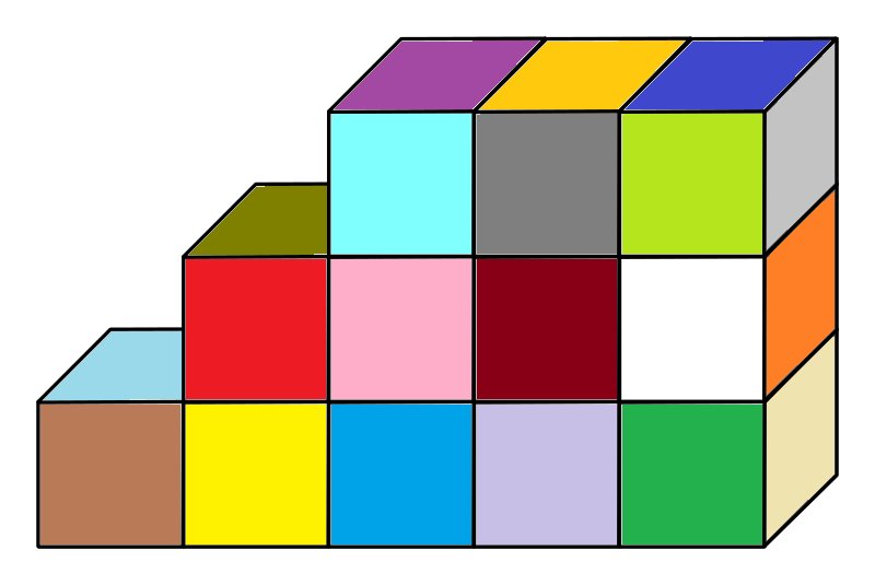 Solve CA 1212 - Blocks (april 2024) jigsaw puzzle online with 96 pieces