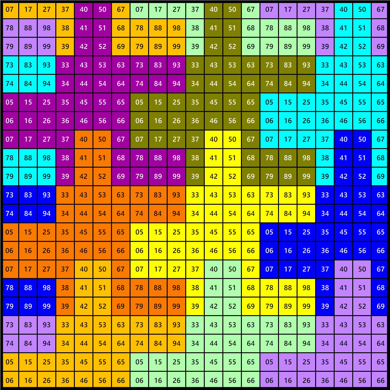 Solve Number 1314 tessellation 441 jigsaw puzzle online with 441 pieces