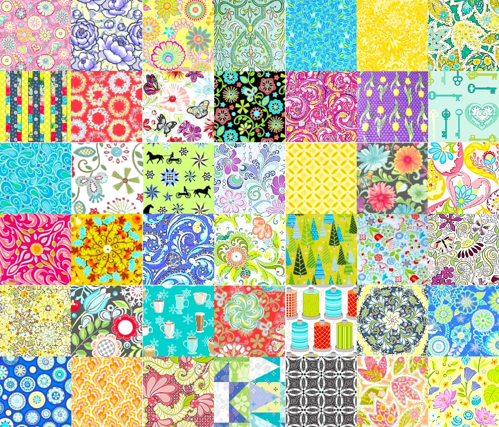 Solve PATCHWORK AMANDA MURPHY 7 jigsaw puzzle online with 143 pieces