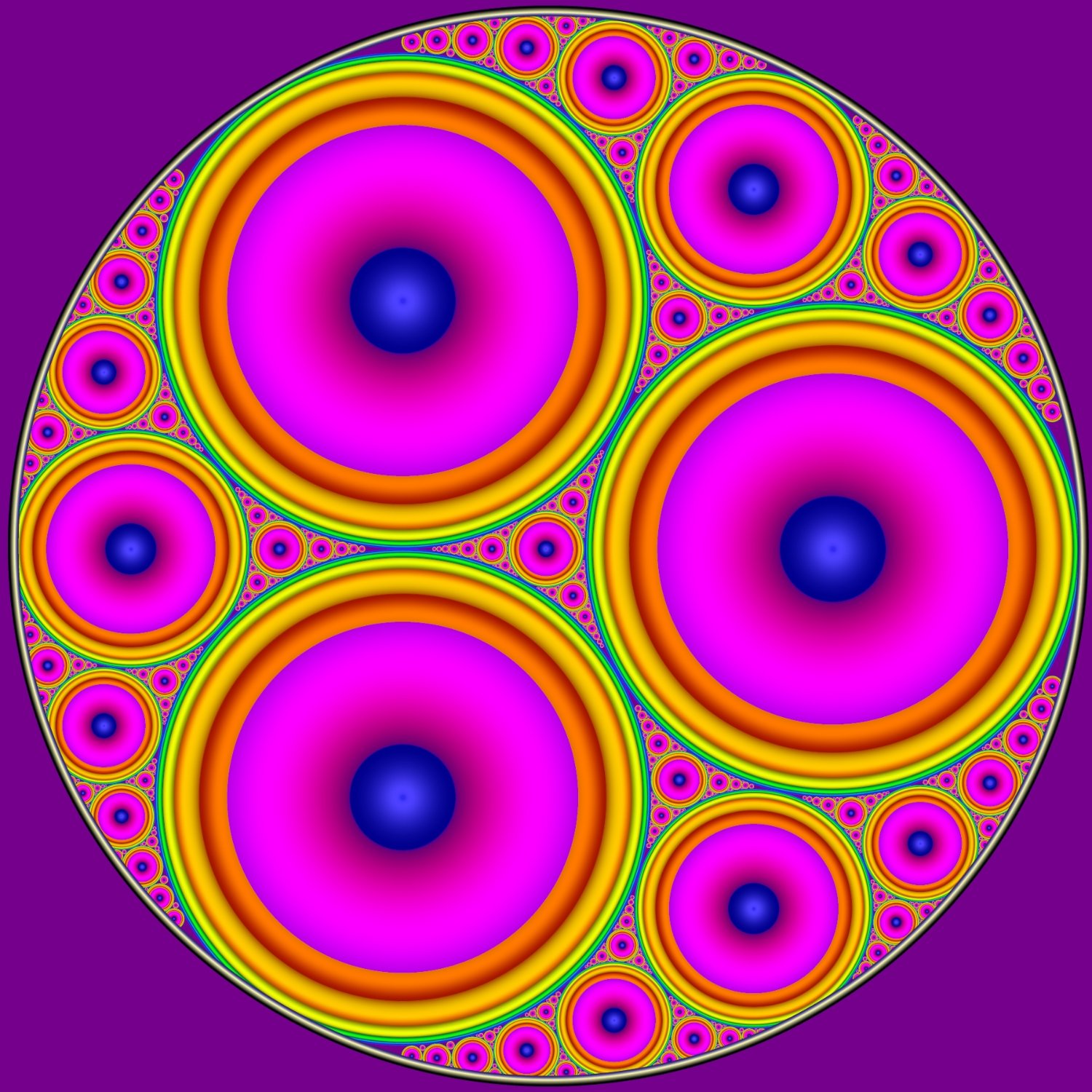 Solve Rainbow Spheres 37 jigsaw puzzle online with 225 pieces