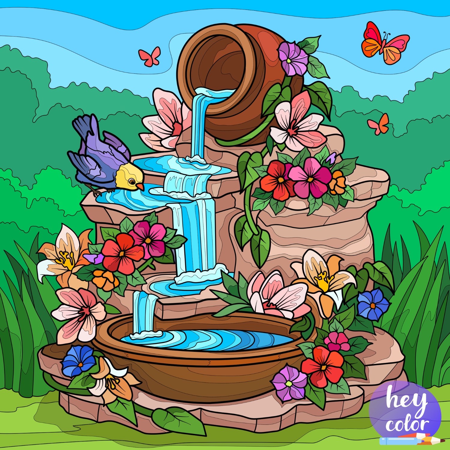 Solve Water Feature jigsaw puzzle online with 256 pieces