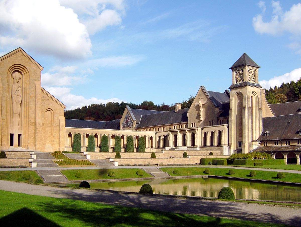 Solve Abbey of Orval, Belgium jigsaw puzzle online with 35 pieces