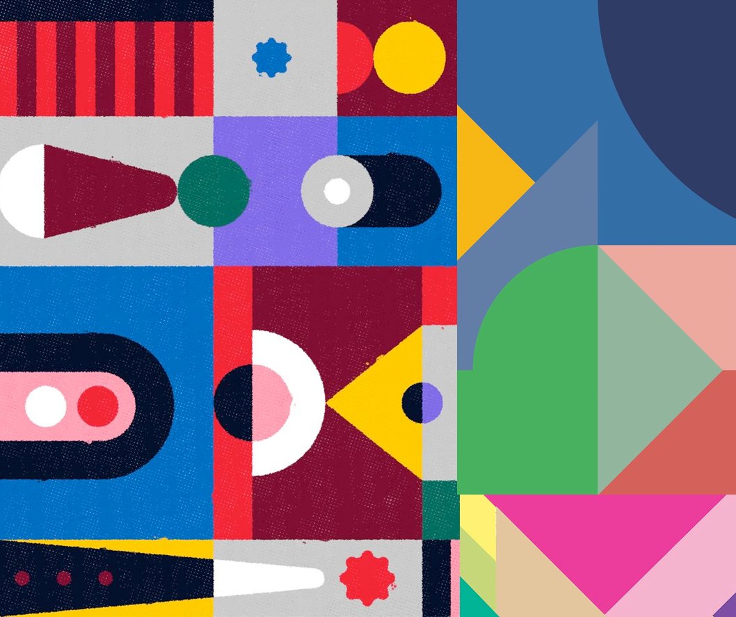 Solve Shapes mashup jigsaw puzzle online with 120 pieces