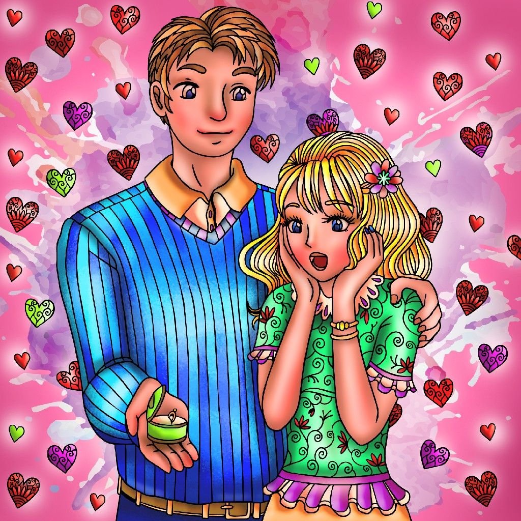 Solve PUZZLE - She Said Yes jigsaw puzzle online with 81 pieces