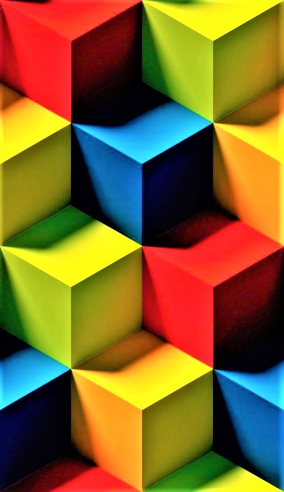 Solve Cubes jigsaw puzzle online with 60 pieces