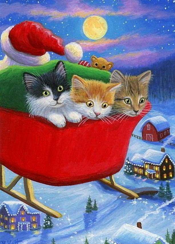 Solve Santa -Bridget-Voth jigsaw puzzle online with 70 pieces