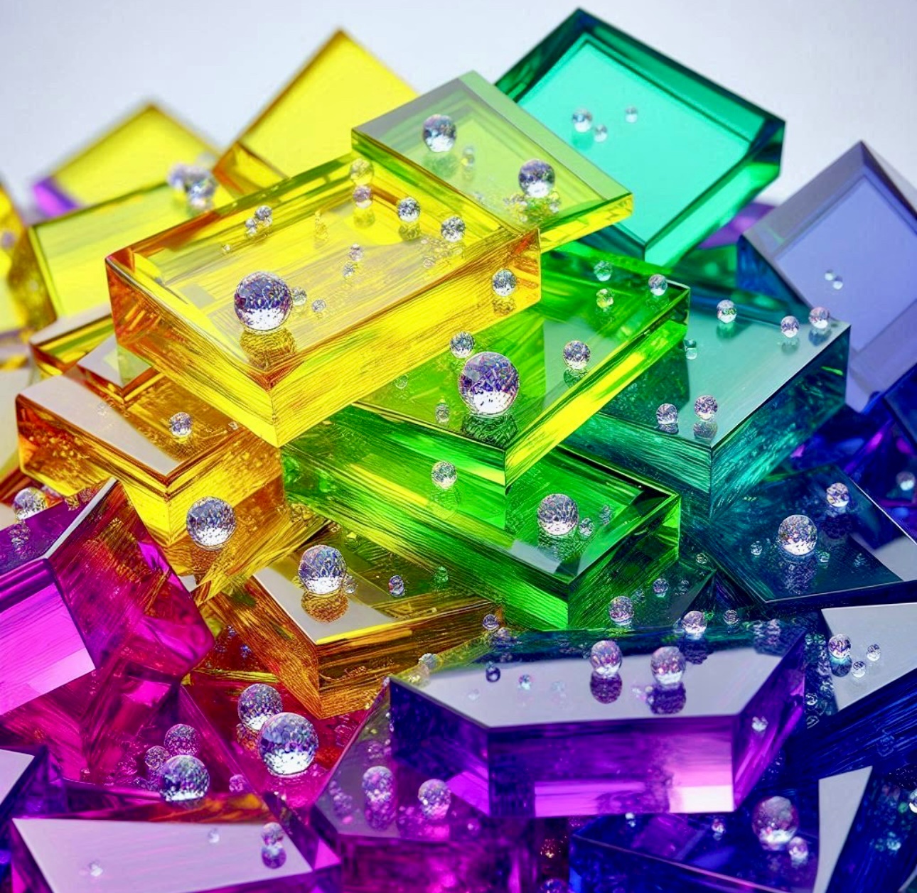 Solve Color RazzMaTazz 💎 jigsaw puzzle online with 49 pieces