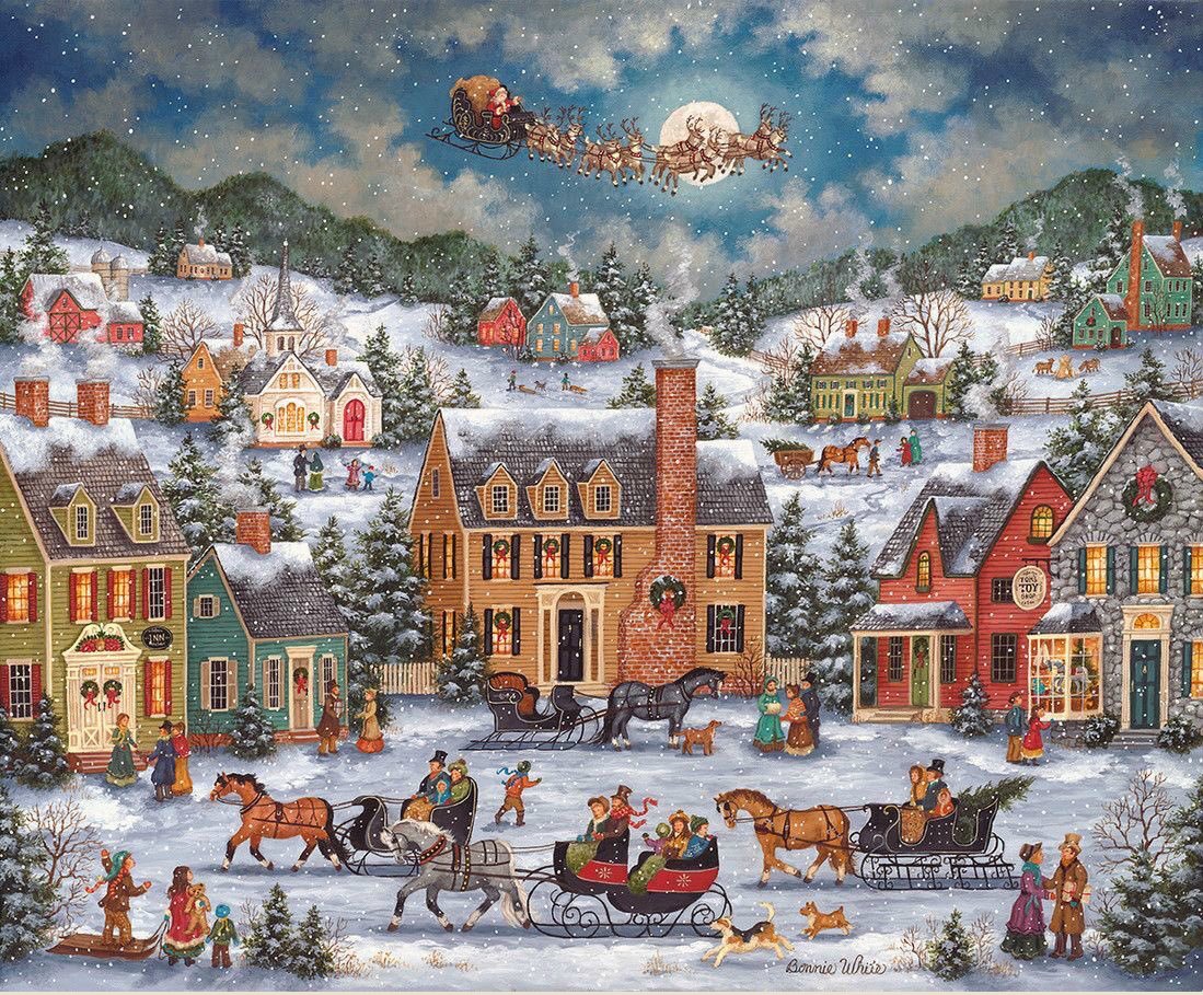 Solve Merry Christmas! jigsaw puzzle online with 143 pieces