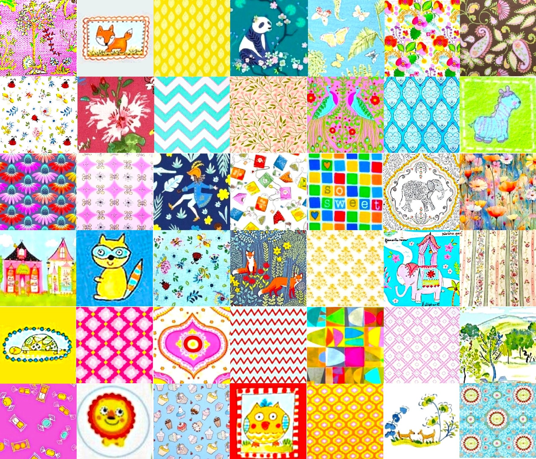 Jigsaw Puzzle | 72 pieces | PATCHWORK DENA DESIGNS 9 | Jigidi