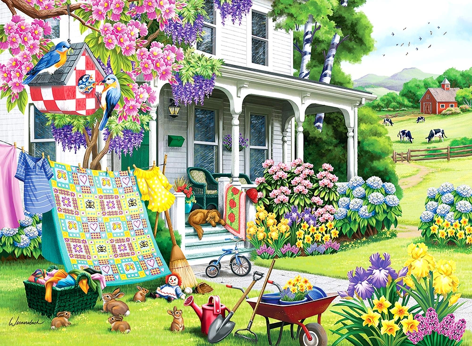 Solve Spring Cleaning jigsaw puzzle online with 352 pieces