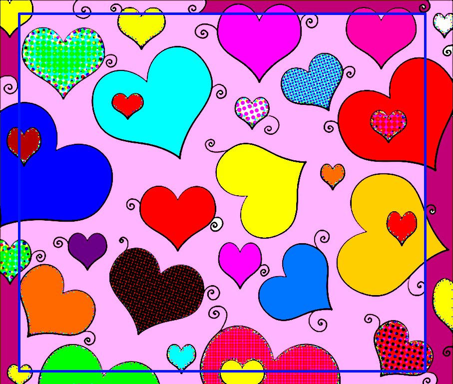 Solve Mange hjerter jigsaw puzzle online with 195 pieces