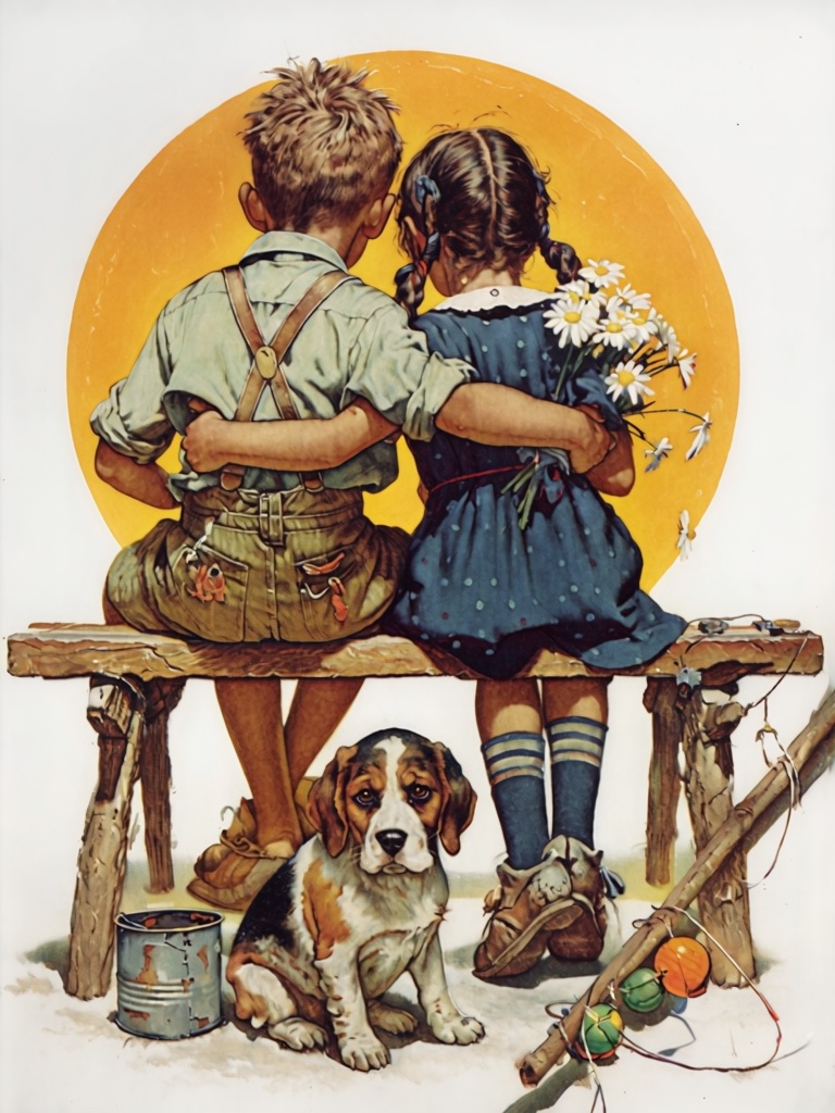 Solve First love (resize 12 - 238) jigsaw puzzle online with 48 pieces