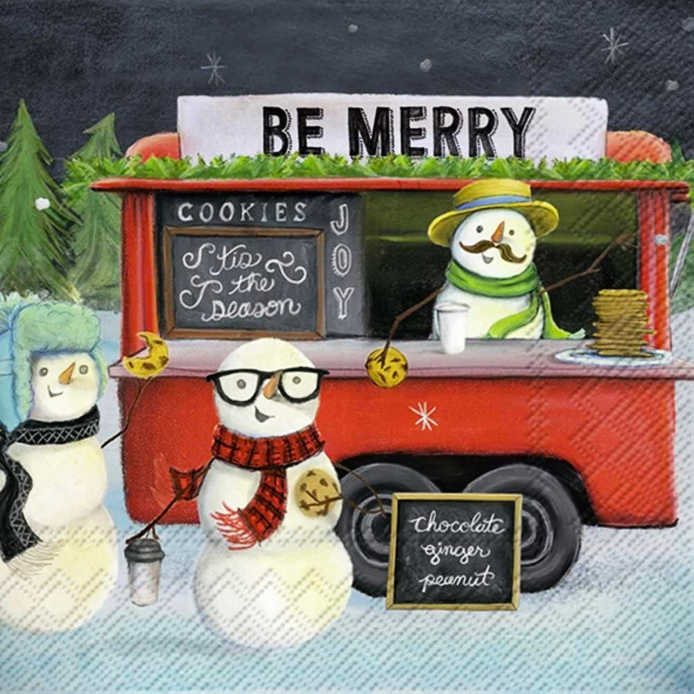 Solve Scalable to 256pcs - Snowmen and Cocoa jigsaw puzzle online with ...