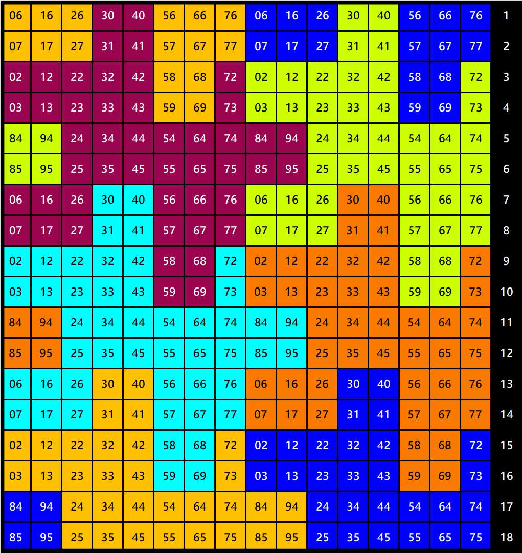 Solve Number 1158 tessellation 306 jigsaw puzzle online with 306 pieces