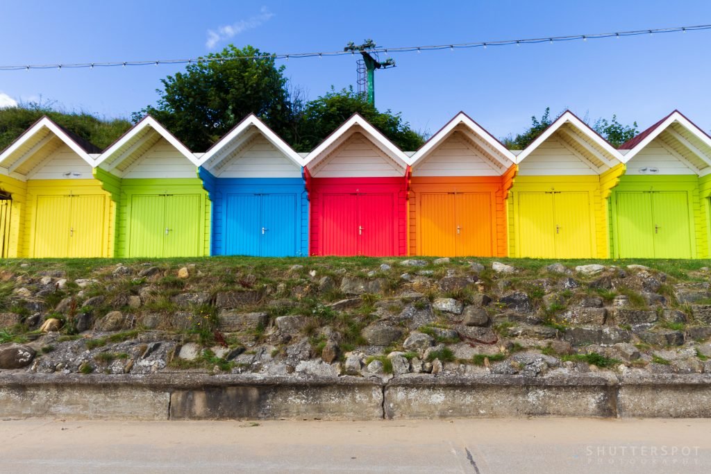 Solve Scarborough Beach Huts jigsaw puzzle online with 96 pieces