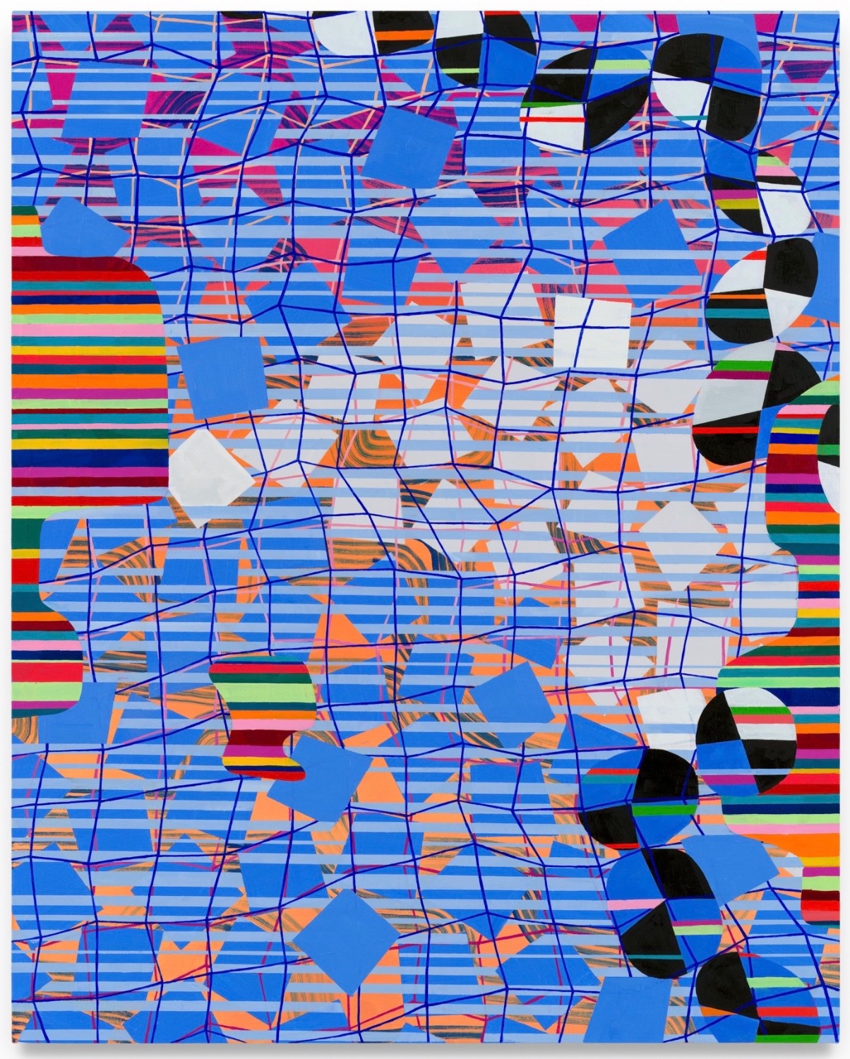 Solve Lisa Corinne Davis, Temporal Tally, 2024, oil on canvas jigsaw ...