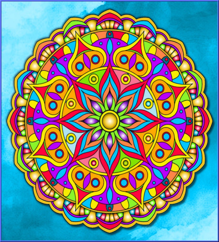 Jigsaw Puzzle | 42 pieces | Mandala J 12 03 2025 (1) | Jigidi