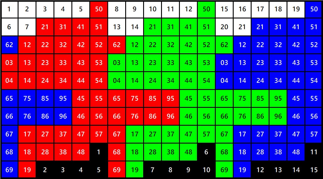 Solve Number 1358 tessellation 180 jigsaw puzzle online with 180 pieces