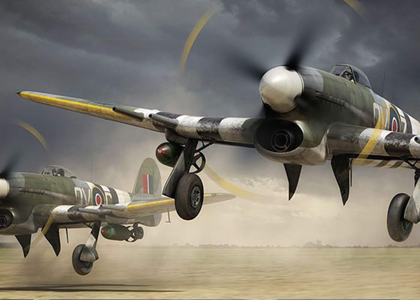 Solve Hawker Typhoon 2 jigsaw puzzle online with 266 pieces