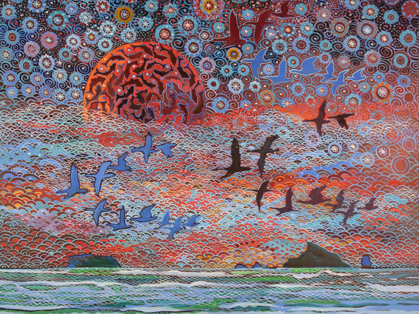 Solve Alfredo Arreguín, Rialto, 2013 jigsaw puzzle online with 594 pieces